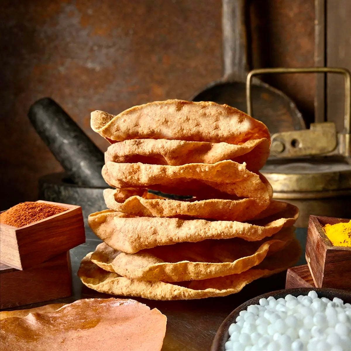 Uddina Happala Spicy(Urad Dal Papad) – NativeForever